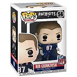 POP Football: Patriots - Rob Gronkowski (Color Rush) Funko Vinyl Figure (Bundled with Compatible Box Protector Case)