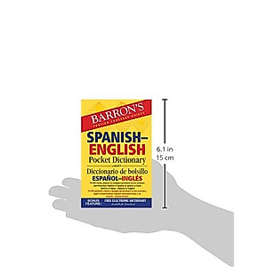 Barron's Spanish-English Pocket Dictionary: 70,000 words, phrases & examples presented in two sections: American style English to Spanish -- Spanish ... Bilingual Dictionaries) (Spanish Edition)