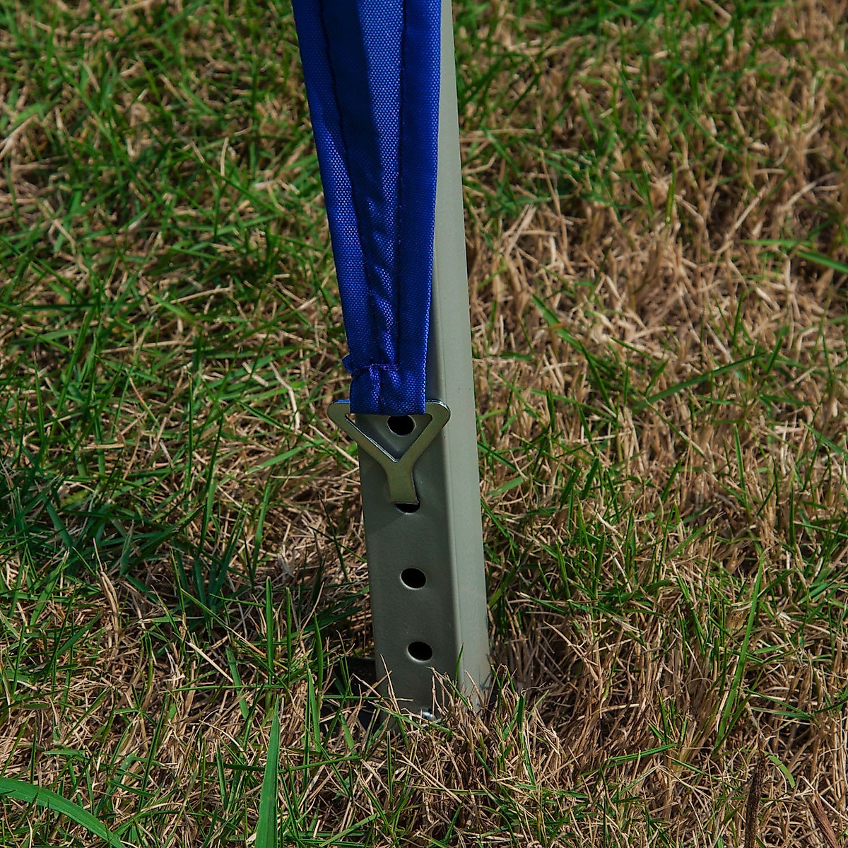 EZ POP UP Wedding Party Tent 10'x10' Folding Gazebo Beach Canopy W/Carry Bag 210D Oxford Fabric (Dark Blue)