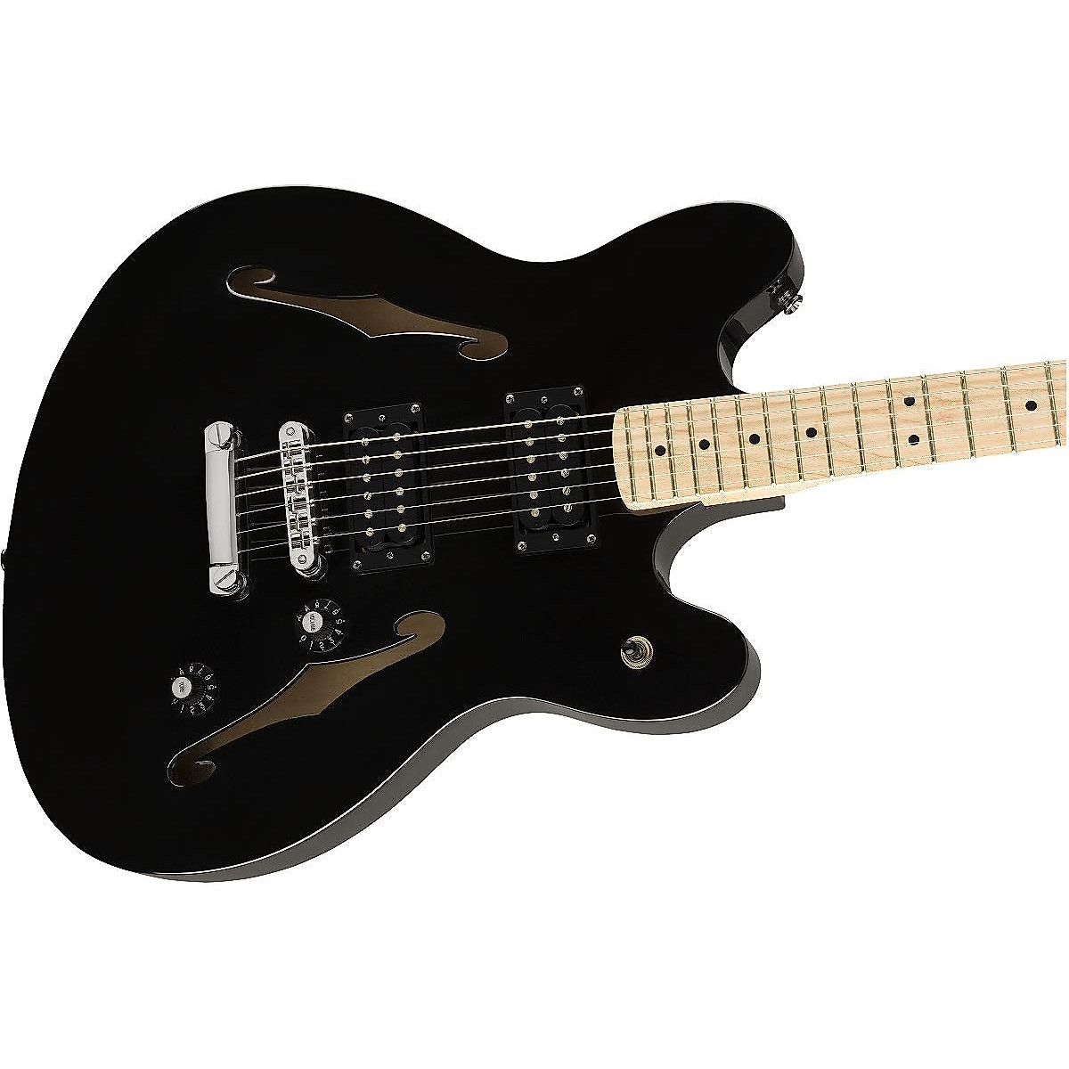 Squier Affinity Series Starcaster Electric Guitar, with 2-Year Warranty, Black