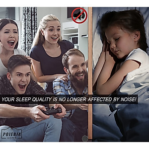 Adjustable Under Door Draft Stopper - 37" White, Blocks Air, Wind, Sound & Light