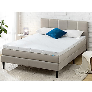 Sleepy's 3 inch Gel Memory Foam Mattress Topper | Breathable & Cooling | CertiPUR-US Certified | Pressure Relieving Comfort & Support | King: 3" H x 76" W x 80" D