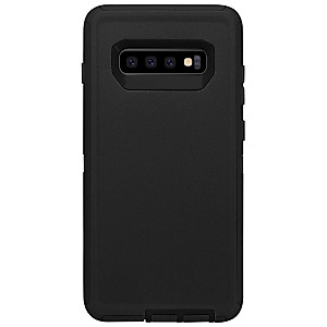 AICase for Galaxy S10 Plus Case, Drop Protection Full Body Rugged Heavy Duty Case, Shockproof/Drop/Dust Proof Layer Protective Durable Cover for Samsung Galaxy S10 Plus Black