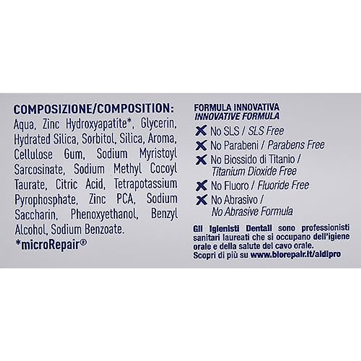 Biorepair Oral Care Plus Total Protection Toothpaste 75 ml