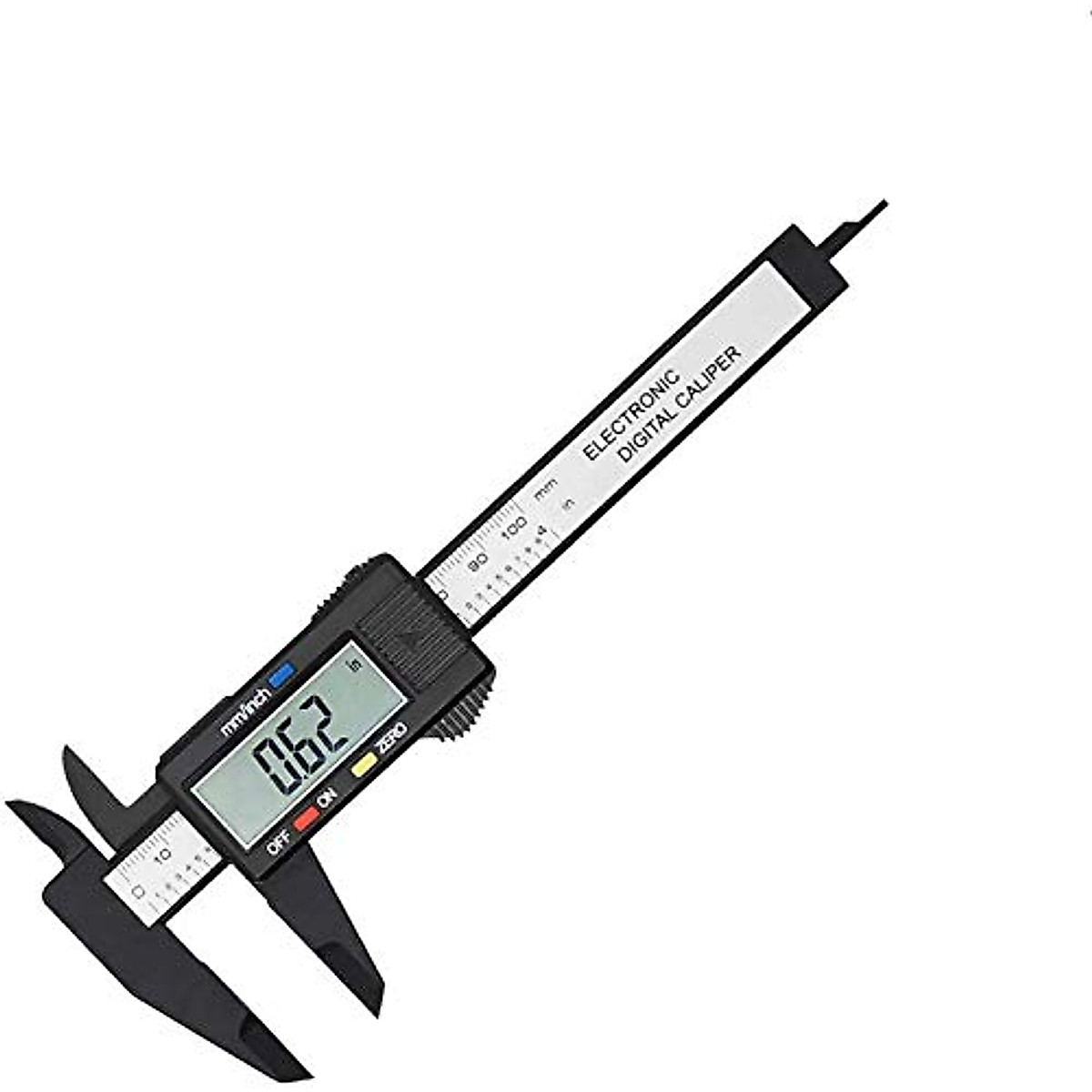 RANIT 0-4in/100mm LCD Screen Plastic Electronic Vernier Caliper Measuring Tool Digital Caliper