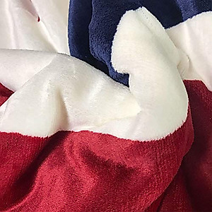 House British Union Jack Fleece Blanket Soft Sherpa Throw Blanket Lightweight Cozy Warm Blanket for Couch Bed Chair Office Sofa - 51x63Inch