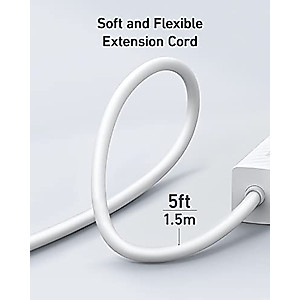 Anker Power Strip with USB C, PowerCube with 3 Outlets & 30W USB C,5ft Extension Cord and Travel Power Strip USB C, Anker 511 USB Power Strip, 2Outlets & 3USB Ports