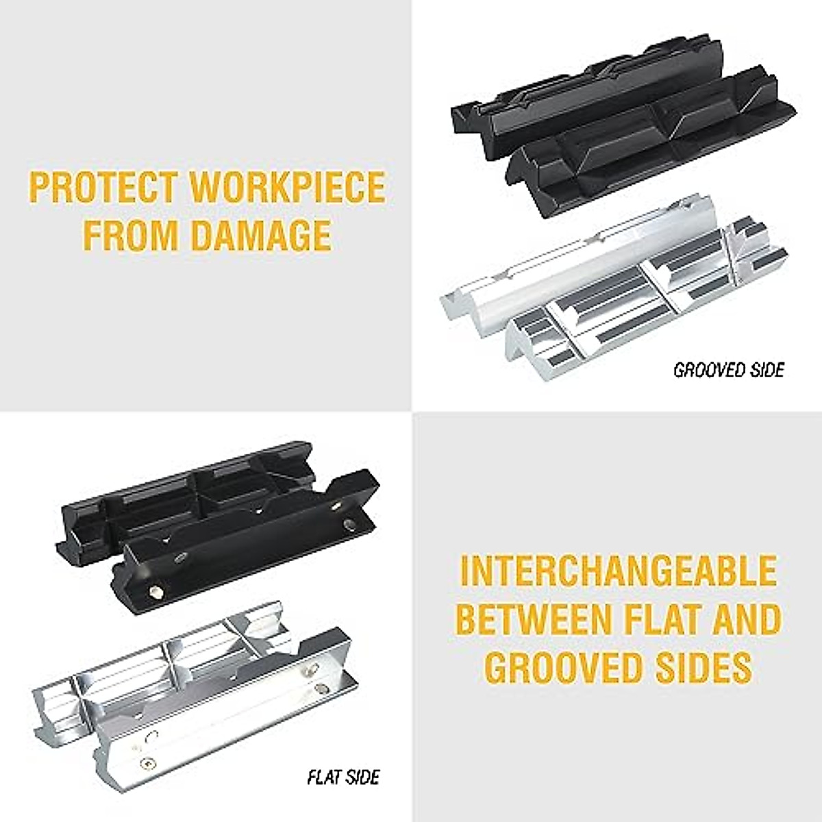 Olympia Tools 38-695 2 Pack Magnetic Vise Jaw
