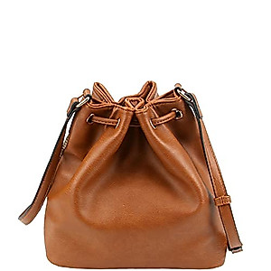 Boho Vegan Leather Multicolor Faux Straw Bucket Shoulder Bag Hobo Tote Crossbody Purse (Multicolored Straw Bucket - Multi3)