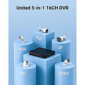 ANNKE 16CH 3K Lite FHD AI Surveillance Security Camera System with 2TB Hard Drive and 8X 2MP Outdoor Weatherproof CCTV Cameras, Smart Human Vehicle Detection, Day/Night Vision, Smartphone Remote View