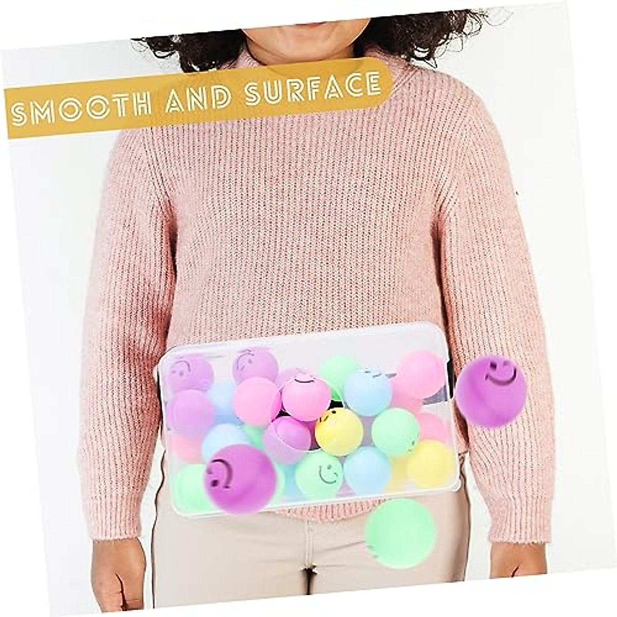 Unomor 1 Set Strap Shake Box Kids playset Outdoor Toys for Outside Kids Toy Pong Balls Toy Kids Plastic Toy DIY Games Pong Balls Reaction Ability Training Toy Shaking Ball Game Kit Sports