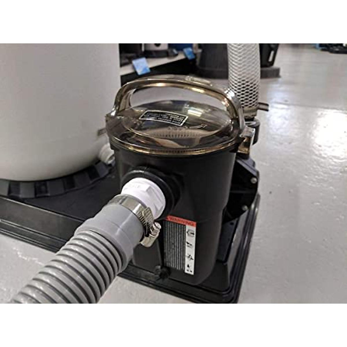 YMHYJY Pool Filter Pump Hose Adapter 1 1/4"-1 1/2" Thread 1.5" Fitting Connector PVC for SPX1091Z7 (2 Pcs)