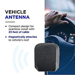 SiriusXM NGVA3 Magnetic Antenna Mount for Your Vehicle, Black
