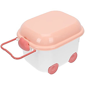 Cabilock Plastic Storage Basket Kids Toy Box rolling storage box toy storage bins storage basket bins with Wheel and Kids Toy Storage Bins