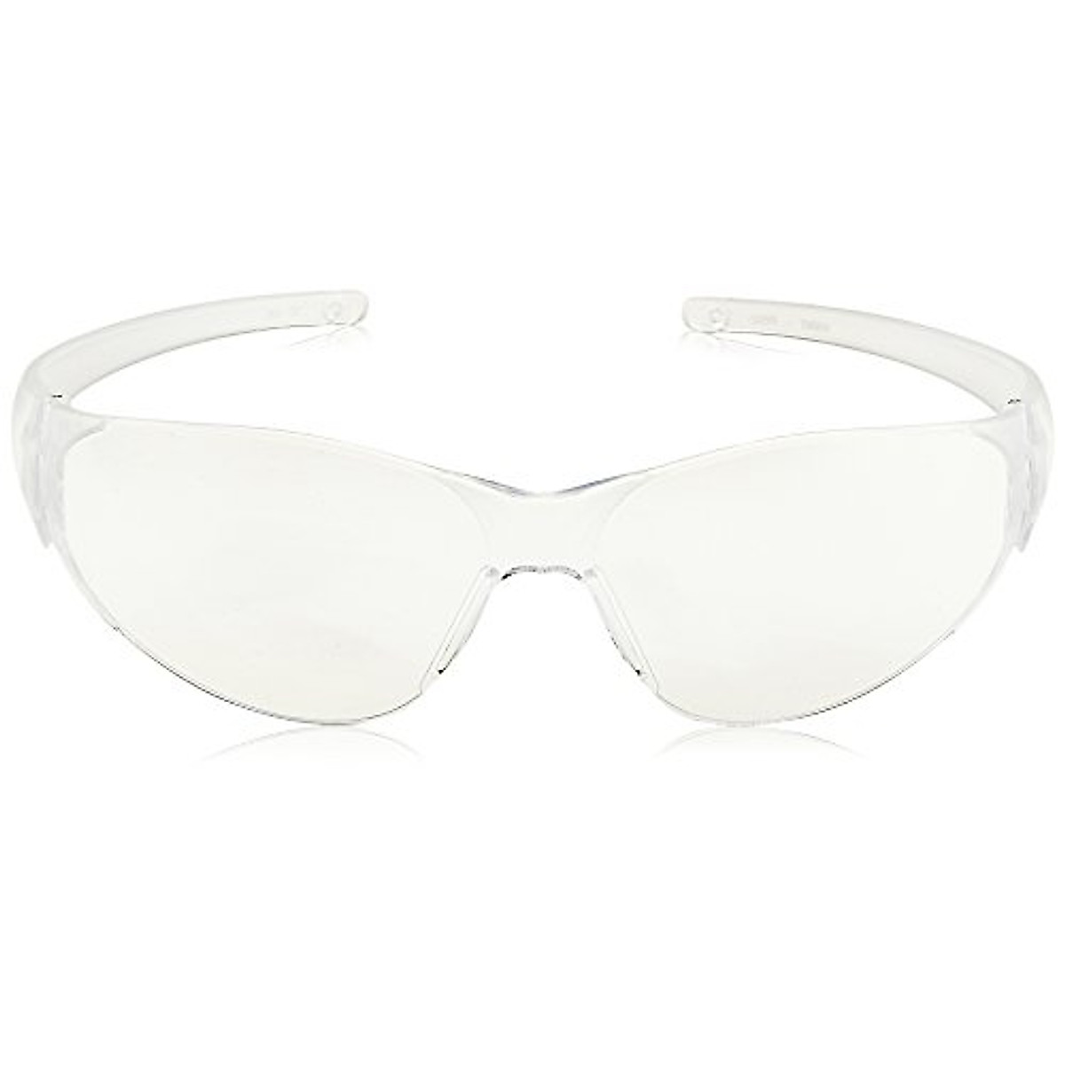 MCR CK110 Crews Checkmate Safety Glasses Clear Frame Clear Lens, 1 Pair