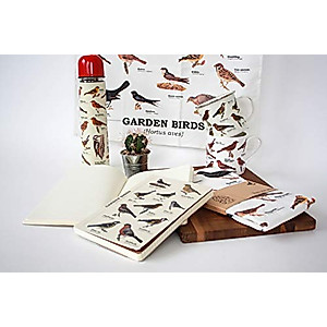 Gift Republic Garden Birds Enamel Mug, 1 Count (Pack of 1), Multicolor, 450 milliliters