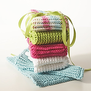 Lily Sugar 'N Cream The Original Solid Yarn, 2.5oz, Medium 4 Gauge, 100% Cotton - Robins Egg - Machine Wash & Dry (10200101215)