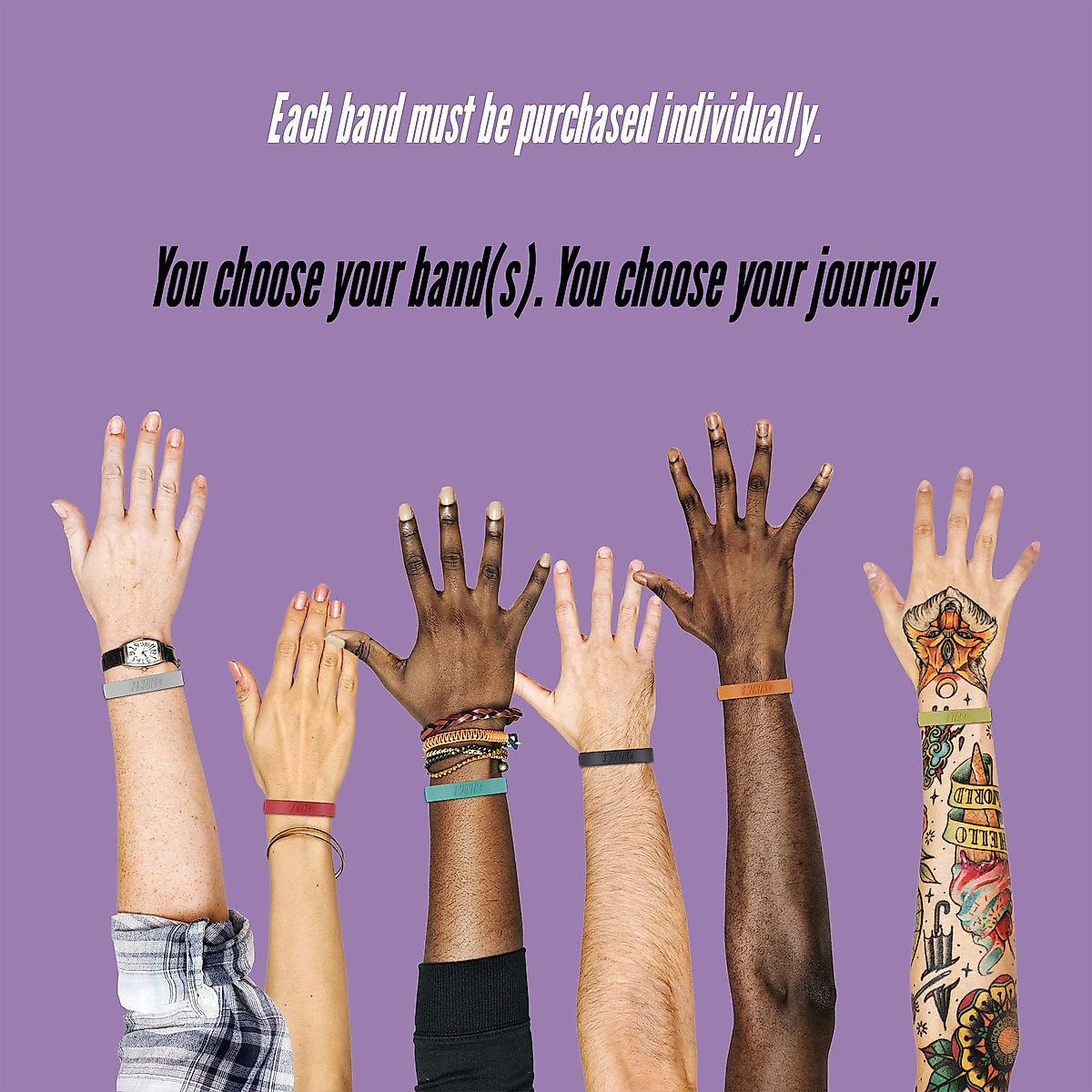 FLUXPRDX Viceband (1 bracelet) - Sobriety Gifts for Women and Men - Wearable Sober Coin Chip - Silicone Goal Progression Bracelet for Mental Health (Teal - 1 month+)