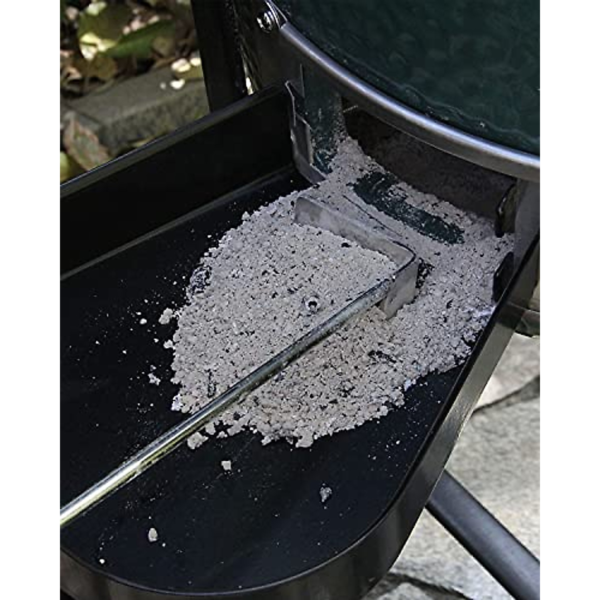 18 Inch BBQ Ash Tool for Kamado Joe Charcoal Smoker Big Green Egg Wood Burning Stove Ash Rake Grilling Poker Accessories Charcoal Garden Tools Grill Cleaning Tools