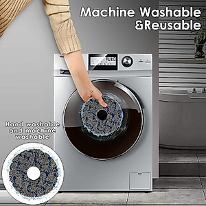 CHAIN PEAK (10 Pieces) Washable Reusable Mopping Pads for ECOVACS DEEBOT X1 Omni/ X1 PRO Omni/ X1 Turbo/ X1 PLUS/T10 Omni/ T10 Turbo, Strong Stain Removing Wipes Cloth Pads Premium Microfiber
