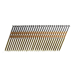 B&C Eagle A312X131HD/22 Round Head 3-1/2-Inch x .131 x 22 Degree Hot Dip Galvanized Smooth Shank Plastic Collated Framing Nails (500 per box)
