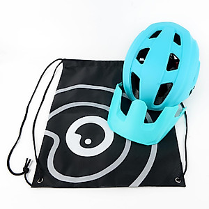 OUWOR Road & Mountain Bike MTB Helmet for Adult Men Women Youth, with Removable Visor and Adjustable Dial (Camouflage Green)