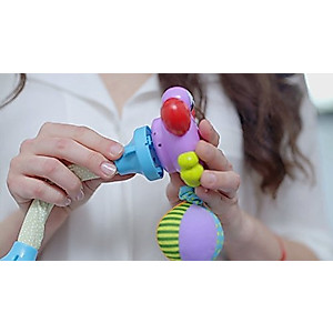 Fun Flex Award Winning 3 Piece Infant Dancing Crab Activity Set: Can Be Used with Baby Stroller, Carrier, High Chair, Crib, or Car Seat.