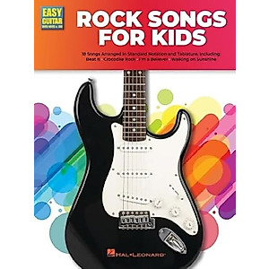 Rock Guitar Songs for Kids: Easy Guitar with Notes & Tab Songbook