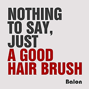 Vent Hair Brush, 11 Row Vented Hairbrush for Men and Women, Vent Brushes With Ball Tipped Bristles for Wet Short Curly Straight Hair Blow Drying Quickly(Black)