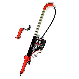 RIDGID 59802 K-6 DH Toilet Auger, 6-Foot & Green Gobbler Drain Clog Dissolver, Drain Opener-Cleaner,Toilet Clog Remover, 31 oz