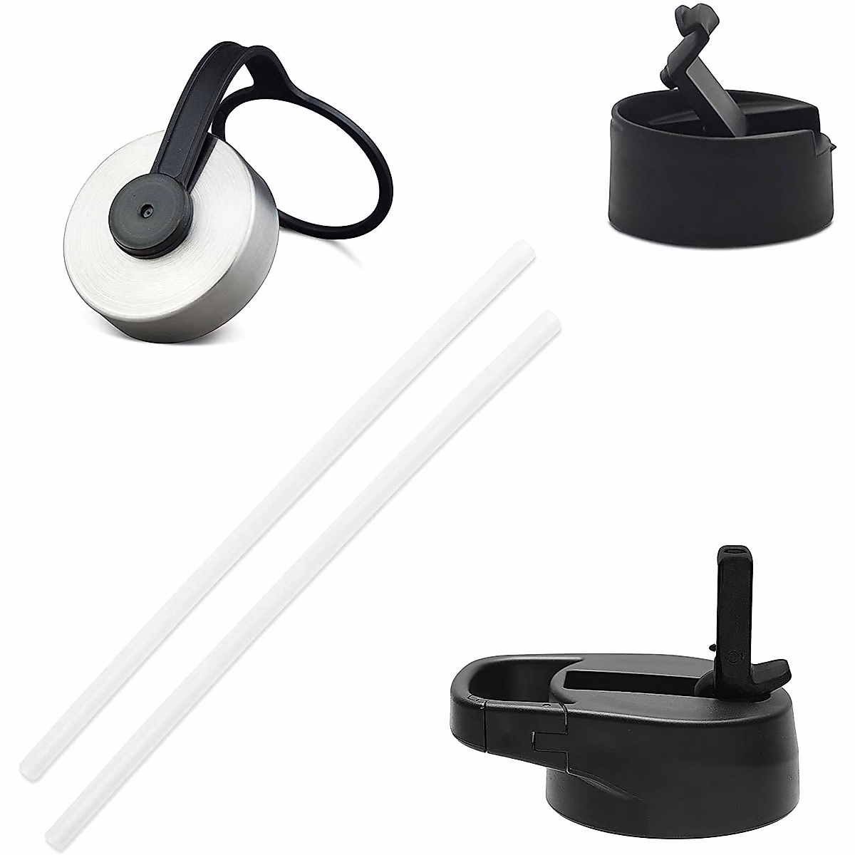 IRON °FLASK Camping & Hiking Hydration Flask, Wide Mouth, 3 Straw Lids, Stainless Steel Outdoor Water Bottle, Double Walled, Insulated Thermos, Metal Canteen - Rose Gold, 32 Oz