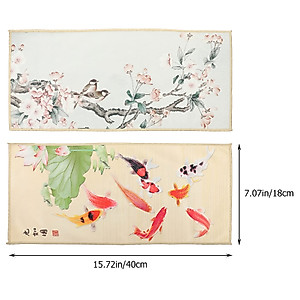 DECHOUS 2pcs Tea Towel Dish Towels for Kitchen Teacup Towels Kitchen Hand Towels Tea Table Towel Flour Sack Towels Fast Drying Towel Teaware Cleaning Rag Kitchen Towel Coral Fleece Spring