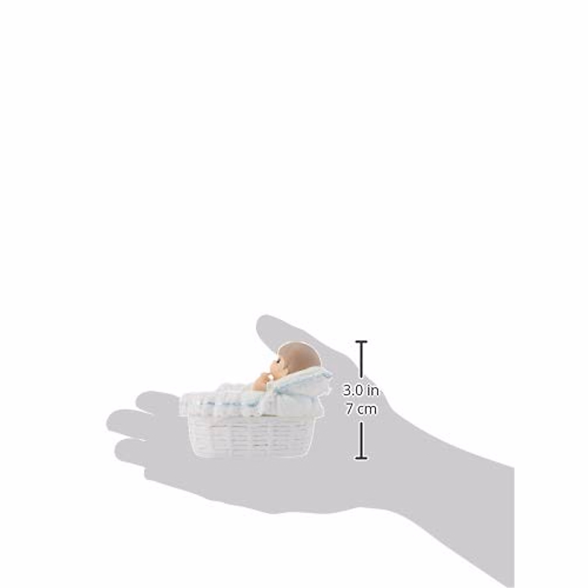 Precious Moments, Baptized In His Name Resin Box With Rosary, For Boy, 153407