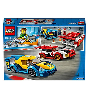 LEGO 60256 City Nitro Wheels Racing Cars Toy with 2 Race Drivers Minifigures, Rally Vehicles for Kids 5+ Year Old