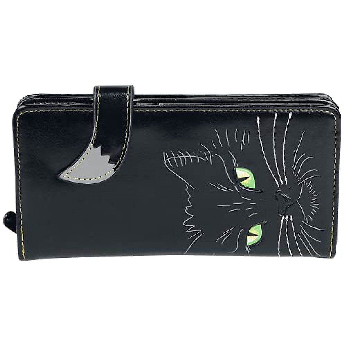 Nemesis Now Lucky Cat Purse 19cm Black, PU, 18.5cm