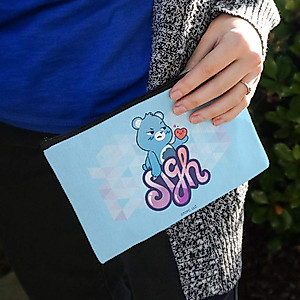 Care Bears: Unlock the Magic Grumy Bear Sigh Makeup Cosmetic Bag Organizer Pouch