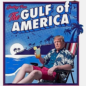 CafePress Gulf Of America Trump 2025 Insulated Wine Tumbler 12 oz