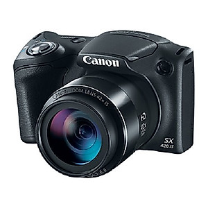 Canon PowerShot SX420 is 20MP Digital Camera w/42x Optical Zoom - Wi-Fi & NFC Enabled (Black) 11-Piece Value Bundle (Renewed)