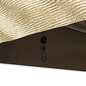 Home-Complete Outdoor Cover for Loveseat, Sofa, Bench- 58 Inch Heavy Duty Water Resistant Patio Furniture Protective Cover with Vent and Custom Fit