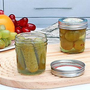 Brajttt Small Mason Jars 5 oz, Mini Canning Jar,16 pack Small Glass Jars with Regular Lids, Ideal for Jelly, Jam, Honey, Dessert, Spice