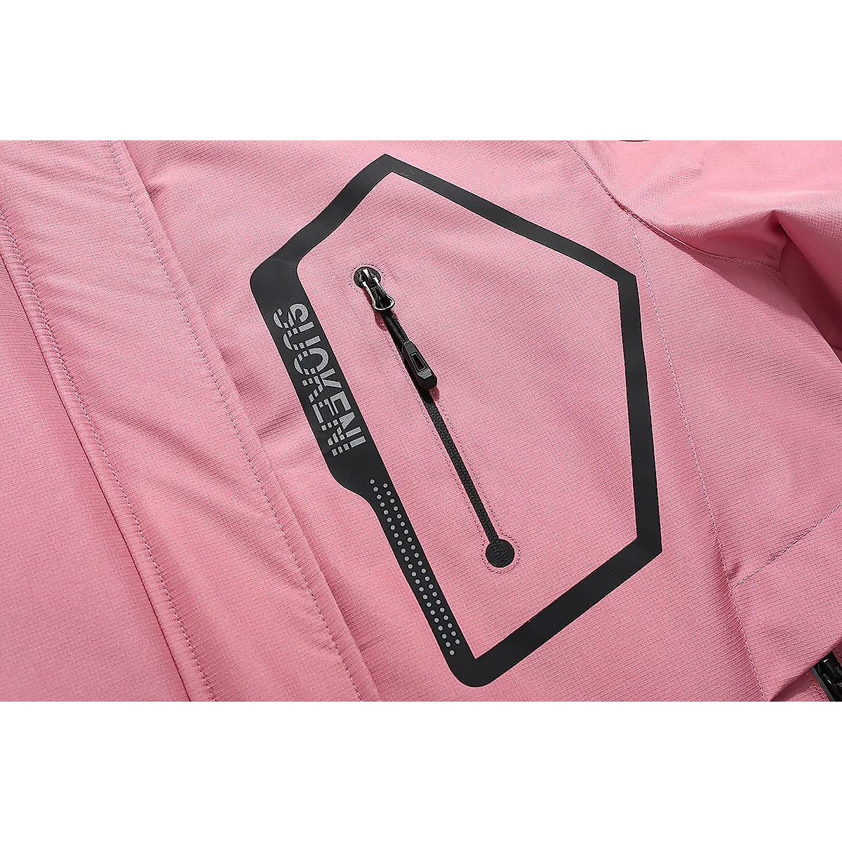 SUOKENI Women's Waterproof Warm Winter Snow Coat Hooded Raincoat Ski Snowboarding Jacket