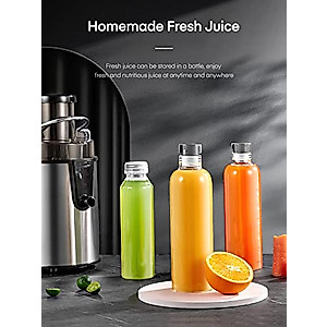 Juicer Machines, AIHEAL Juicer Vegetable and Fruit Easy to Clean, Centrifugal Juicer with 3 Speed Control, Upgraded 400W Motor, Cleaning Brush and Recipe Included