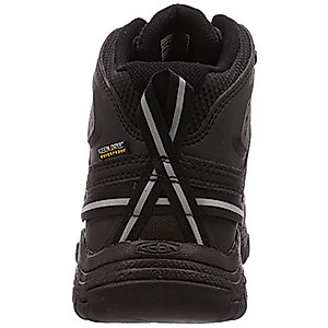 KEEN mens Targhee Exp Mid Wp Hiking Boot, Black, 8.5 US