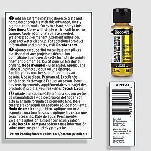 DecoArt Extreme Sheen Paint- 24k Gold, 2fl oz