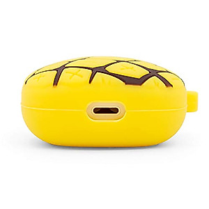 YONOCOSTA Cute Airpods Case, Airpods 2 Case, Pineapple Cool Funny 3D Fruit Shaped Full Protection Shockproof Soft Silicone Charging Case Cover Skin with Keychain for Airpods 1&2