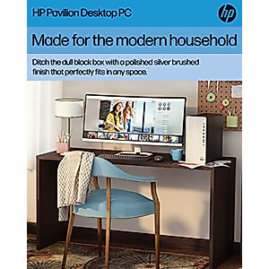 HP Pavilion Desktop Computer PC, AMD Ryzen 7 Processor, AMD Radeon Graphics, 16 GB SDRAM, 512 GB PCIe SSD, Windows 11 Pro OS, 9 USB Ports, High-Performance Wi-Fi & Bluetooth, (TP01-2062,2022)