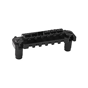 Bogart Adjustable Wraparound Guitar Bridge Combined bridge Tailpiece Compatible with Les Paul LP SG Style Electric Guitar Black. LYBM 004-Black