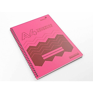 Silvine 160 Page A4 Wirebound Notebooks with Durable Wipe Clean Covers [Assorted Pack of 5]