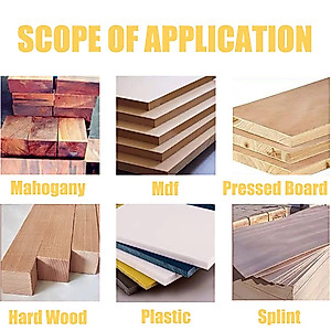 Hegebeck Forstner Drill Bits 7/8" Woodworking Hole Saw Boring Drill Bits Carbide Wood Drilling Cutter with 1/3inch Hex Handle for Wood Plastic Plywood 1 Pcs