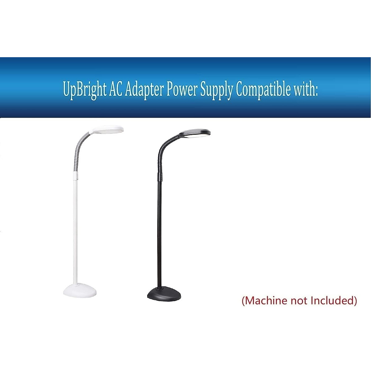 UpBright 19.2V AC/DC Adapter Compatible with Verilux VF09 VF09BB3 VF09WW3 SmartLight Smart Light Full Spectrum LED Modern Floor Lamp 19V 19.2VDC 0.65A Power Supply Cord Cable Wall Battery Charger PSU